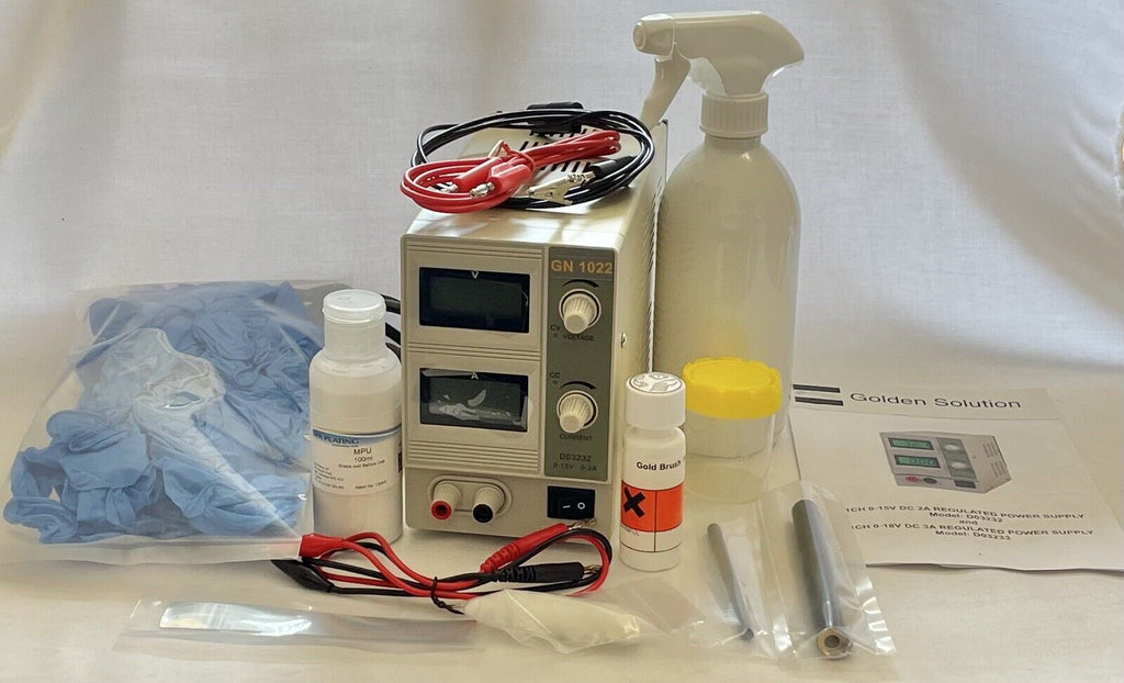 Budget Gold Brush Electro Plating Kit – Golden Solution